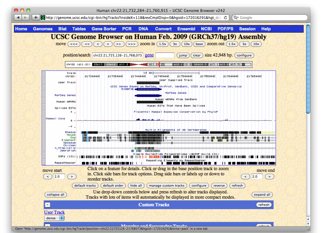 VIZBI 2014 tutorial – ‘UCSC Genome Browser’ « VIZBI Blog