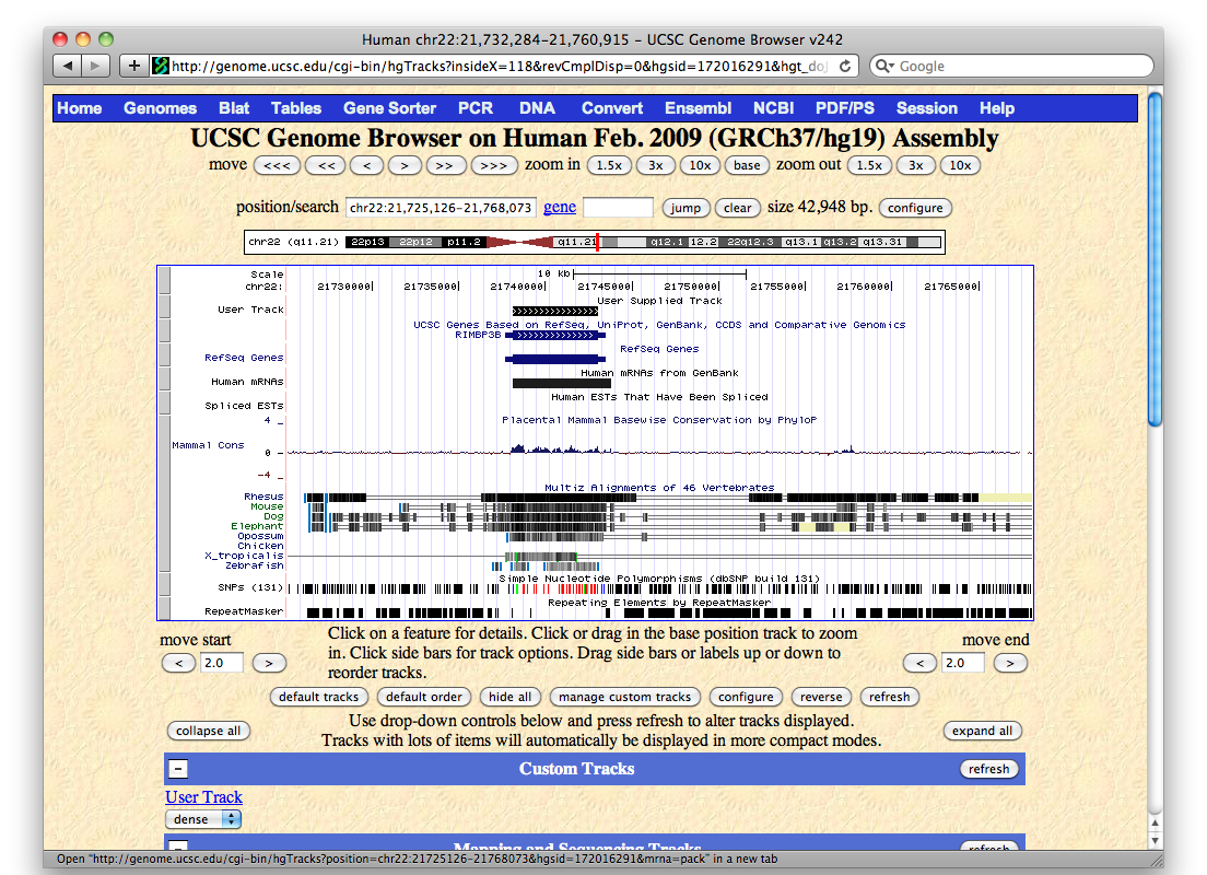 VIZBI 2014 tutorial – ‘UCSC Genome Browser’ « VIZBI Blog